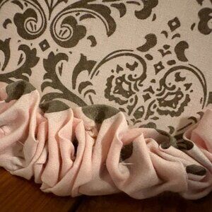 Design | Vintage Parlor Boudoir Fancy Ruffled Rose Antique Scrolled ...